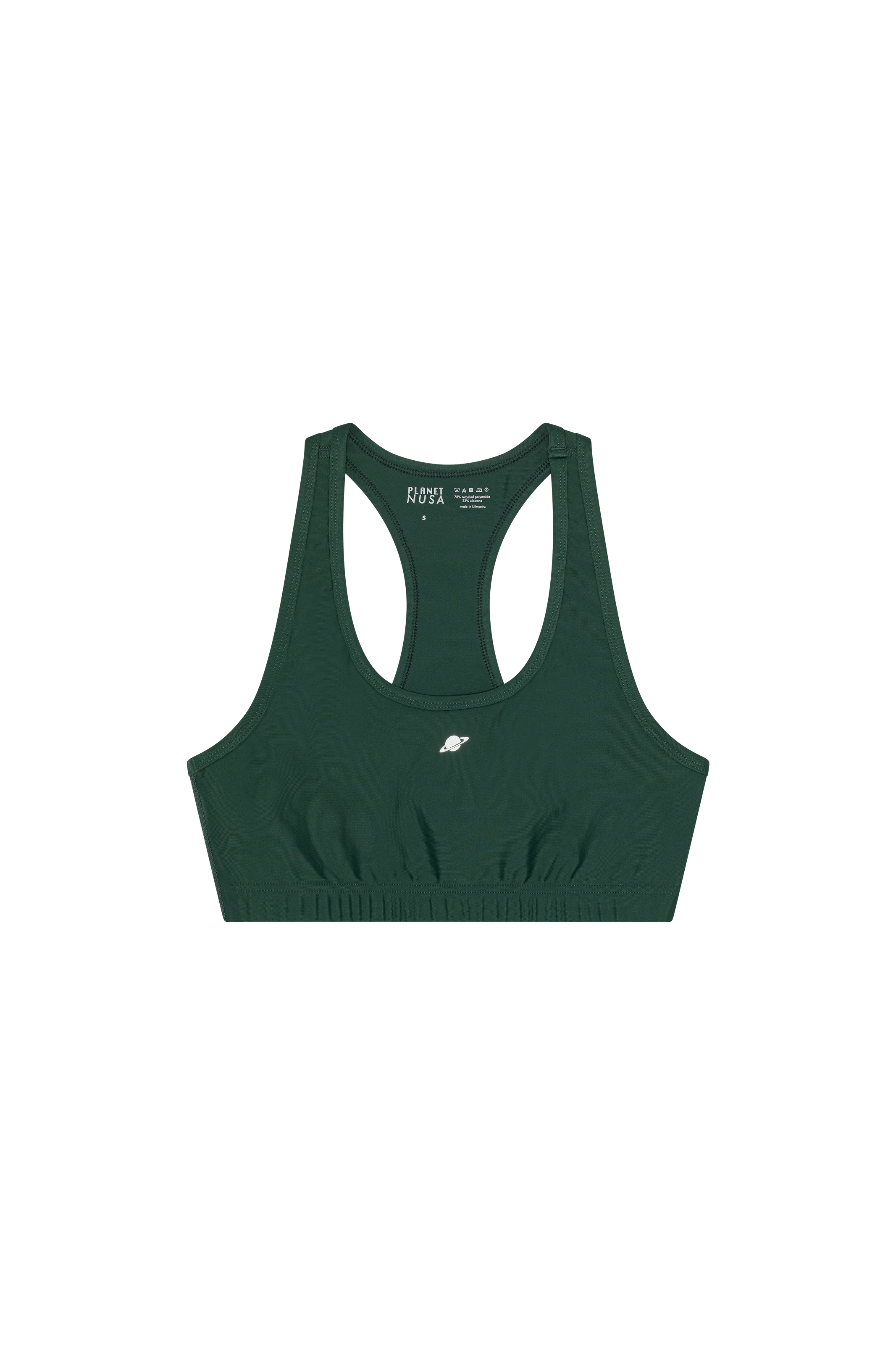 Women's Racerback1 Power Sports Bra - Deep Green – Planet Nusa