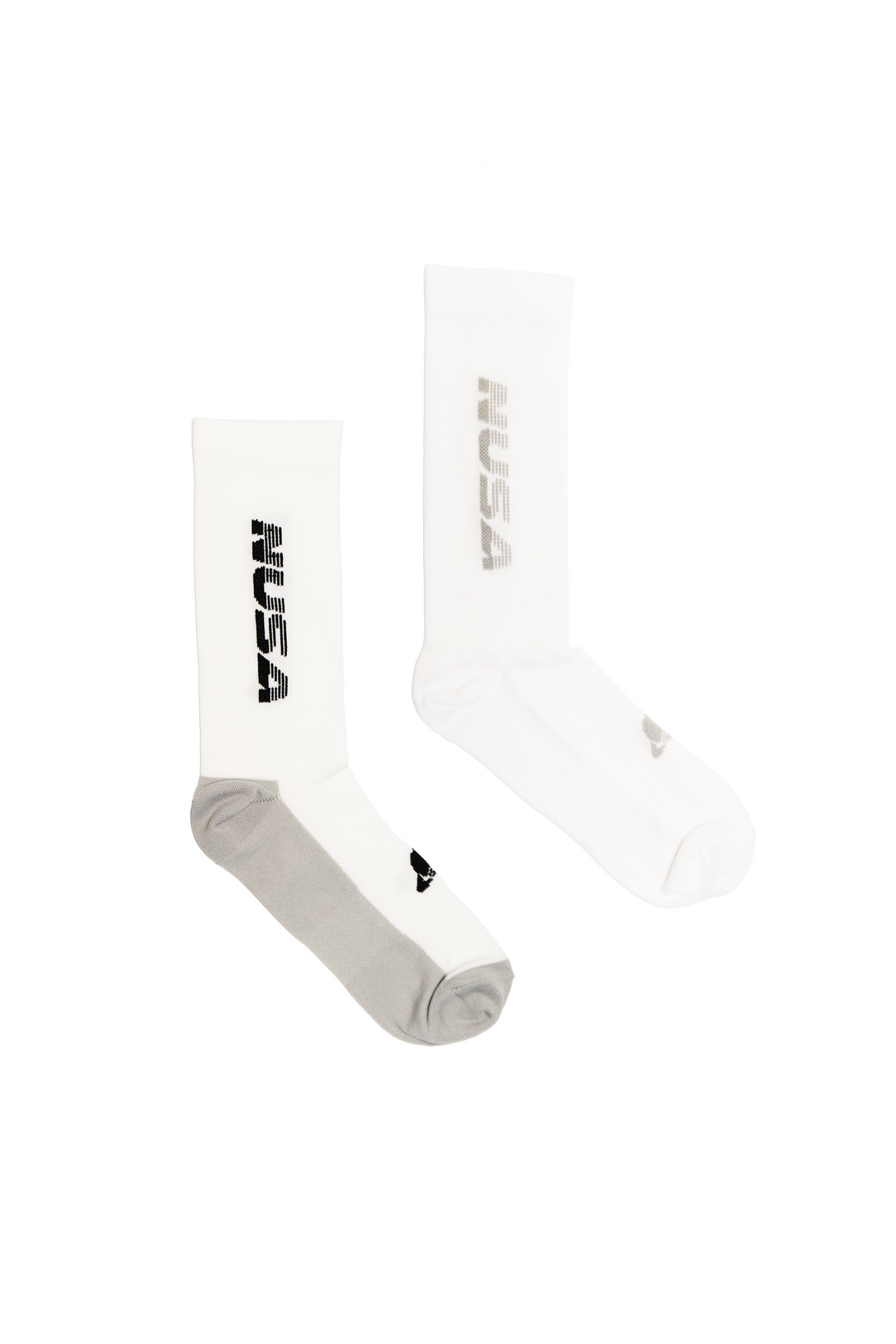Men's Running Socks 2-Pack - White Grey Combo - Planet Nusa
